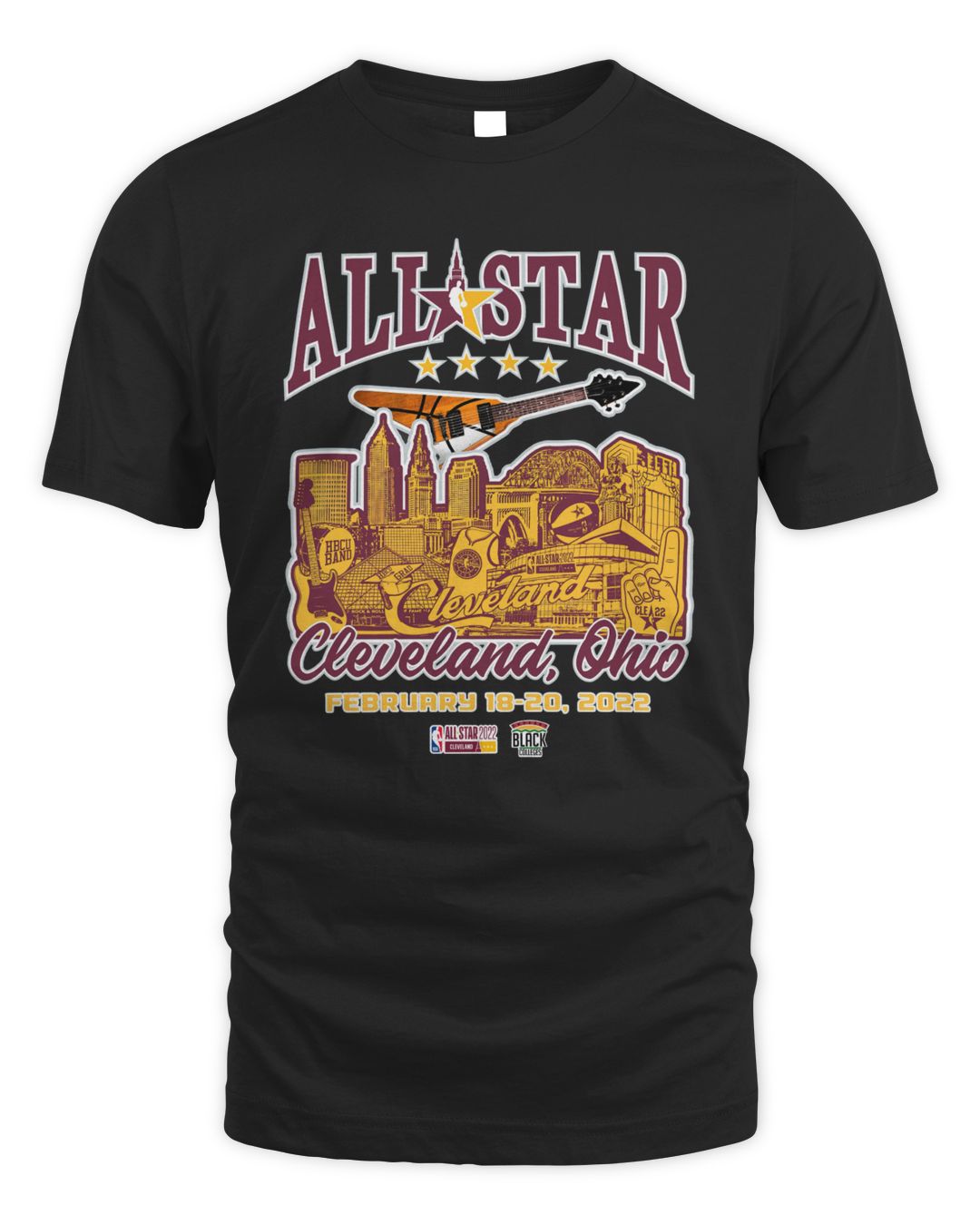 2022 All-Star Game x HBCU Classic Support Black Colleges City Shirt