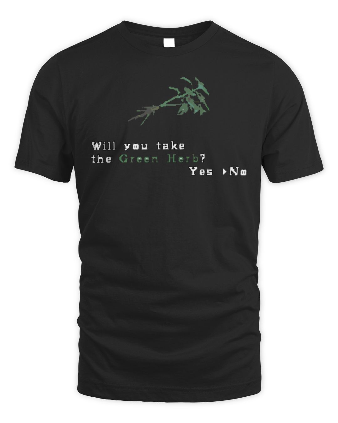 Avoiding the Puddle Don't Take the Green Herb Shirt