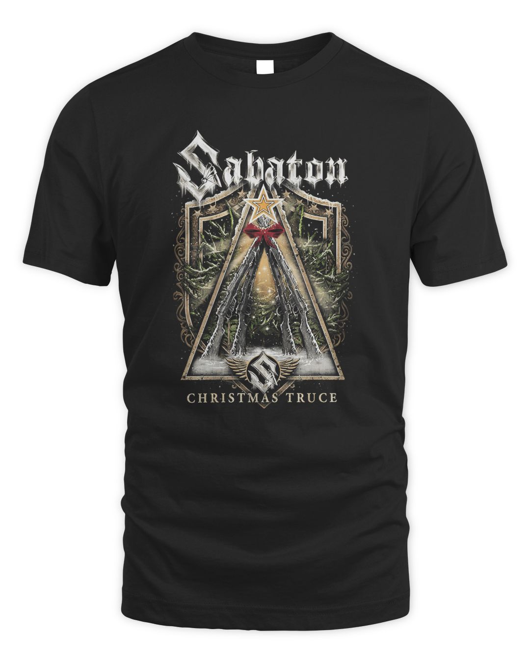 Sabaton Merch Christmas Truce Rifle Tree Shirt | Marryford