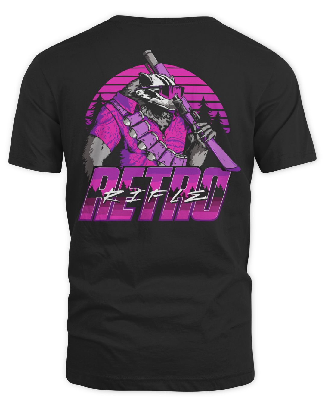 Retro Rifle Merch Badger Shirt