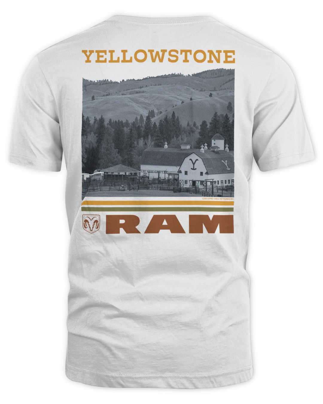 Yellowstone Dutton Ranch Merchandise X Ram Scenic Shirt
