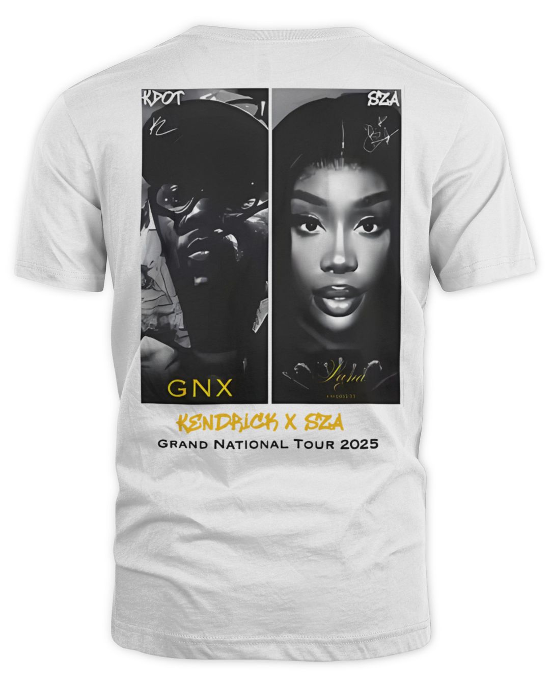 Kendrick Lamar Merchandise Sza Grand National Tour 2025 Shirt | Marryford